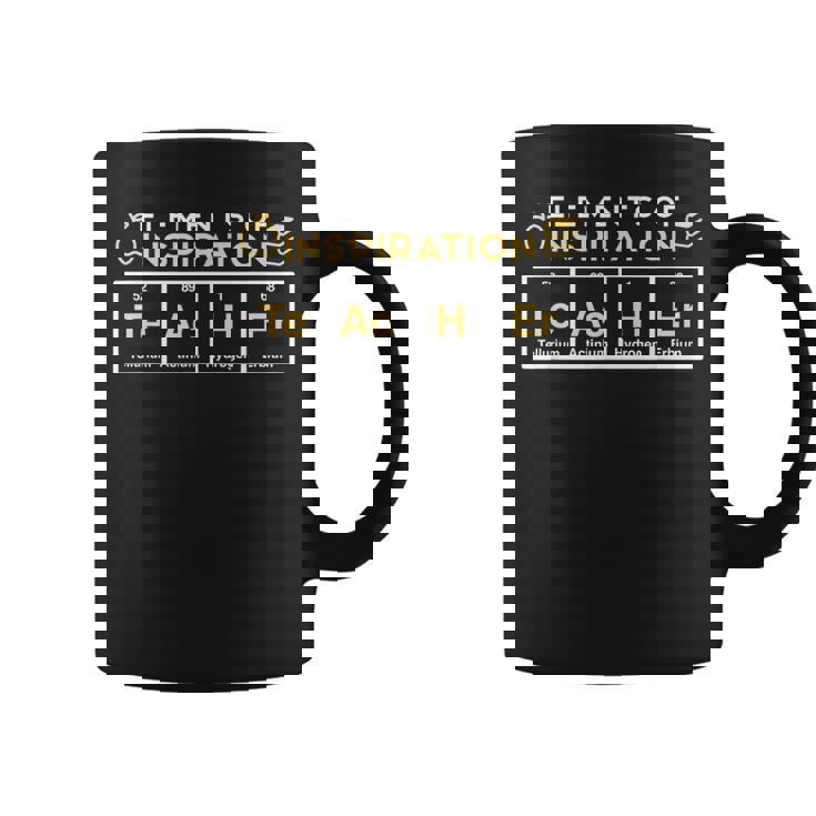 Teacher - Elements Of Inspiration Periodic Table Of Science Coffee Mug ...