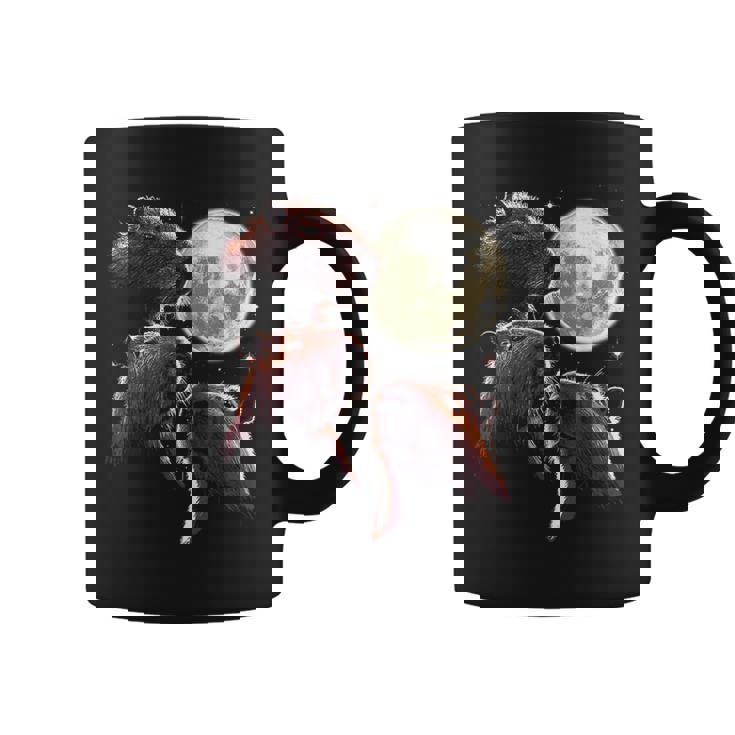 Three Capybara Moon Funny Capybara Meme Mystical Capybara Coffee Mug ...