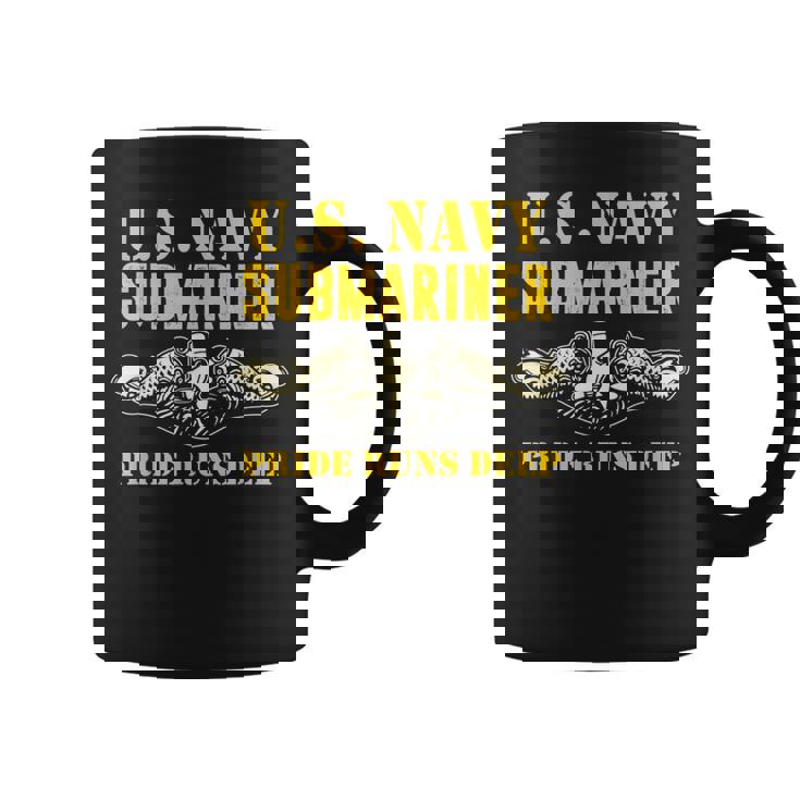 Us Navy Submariner Pride Runs Deep Sub Veteran Coffee Mug | Mazezy