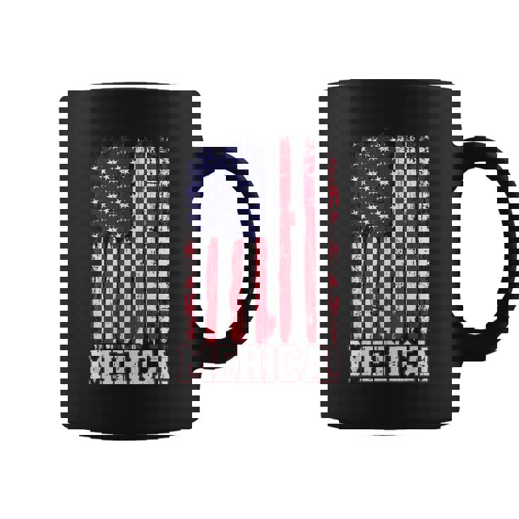 Usa Merica Flag For Patriotic Independence Day 4Th Of July Coffee Mug ...