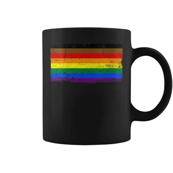 Vintage Lgbt Philadelphia Pride Flag Month Lgbtq Rainbow Coffee Mug ...