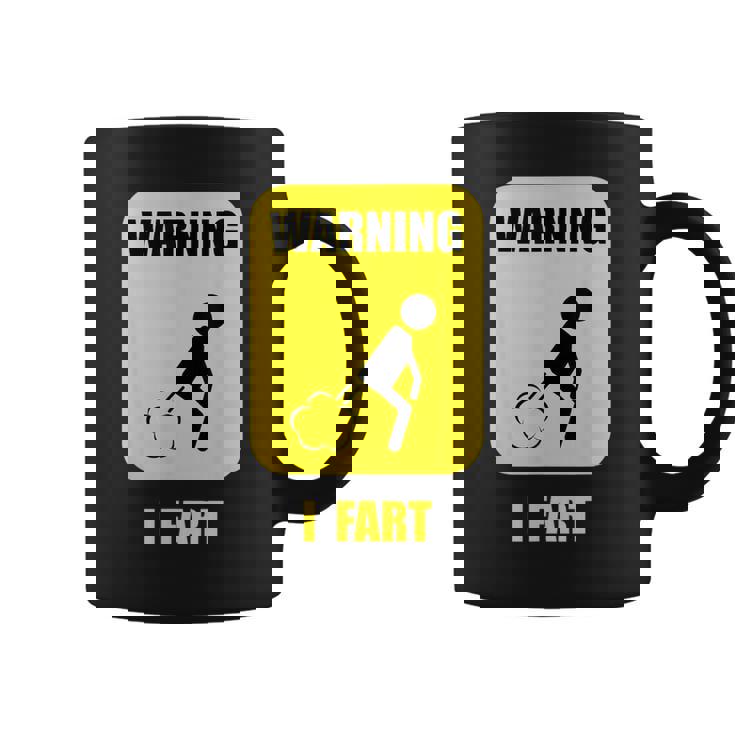 Warning I Fart Fart Zone Gassy Farting Gag Men's T-shirt Back Print ...