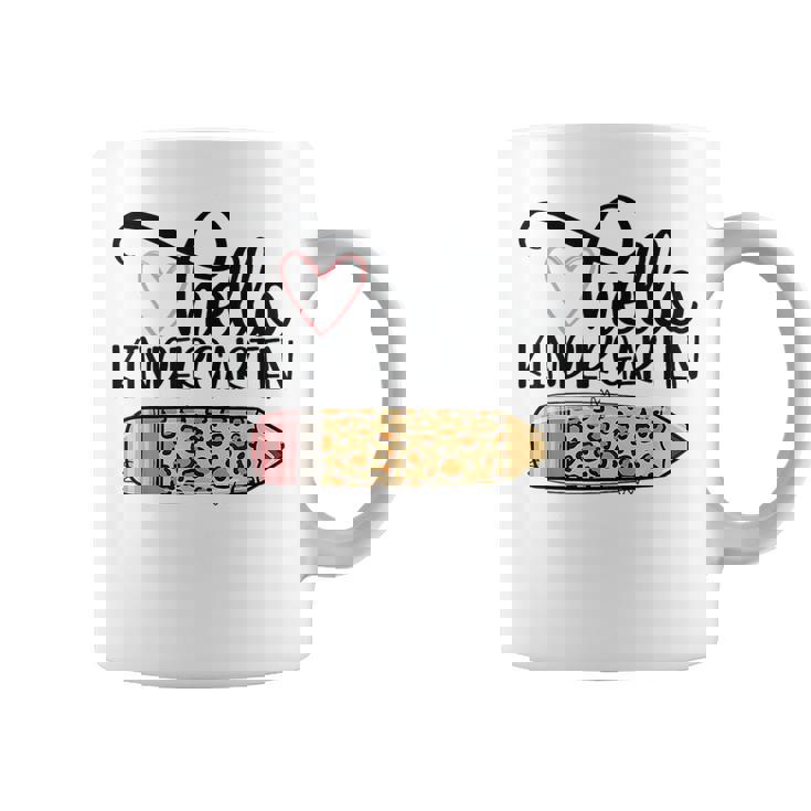 Hello Kindergarten Back To School Teacher Student Gift Coffee Mug ...