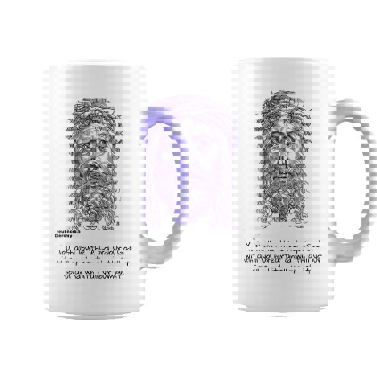 Jesus Christ Christian Inspirational Bible Verse God Coffee Mug | Mazezy