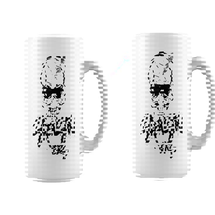 Screwston Texas Screwhead Skeleton Skull Coffee Mug | Mazezy