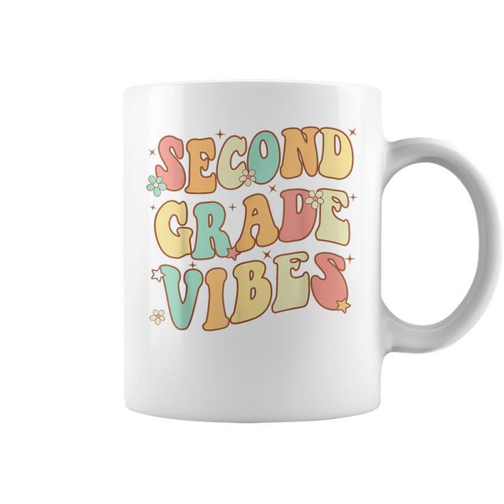 Second Grade Vibes 2Nd Grade Team Retro First Day Of School Coffee Mug ...