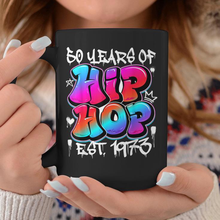 50 Years Old 50Th Anniversary Of Hip Hop Graffiti Hip Hop Coffee Mug ...