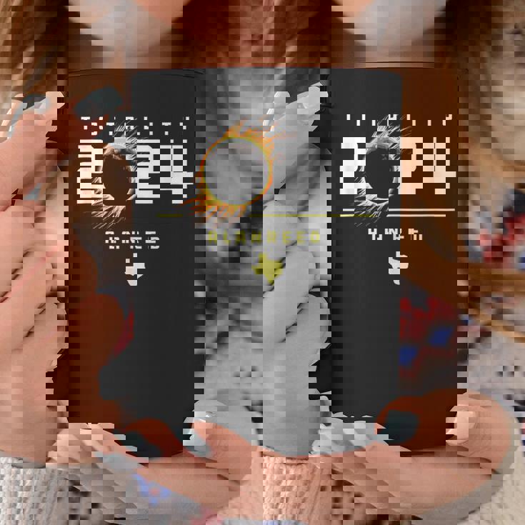 Alanreed Texas 2024 Total Solar Eclipse Coffee Mug | Mazezy