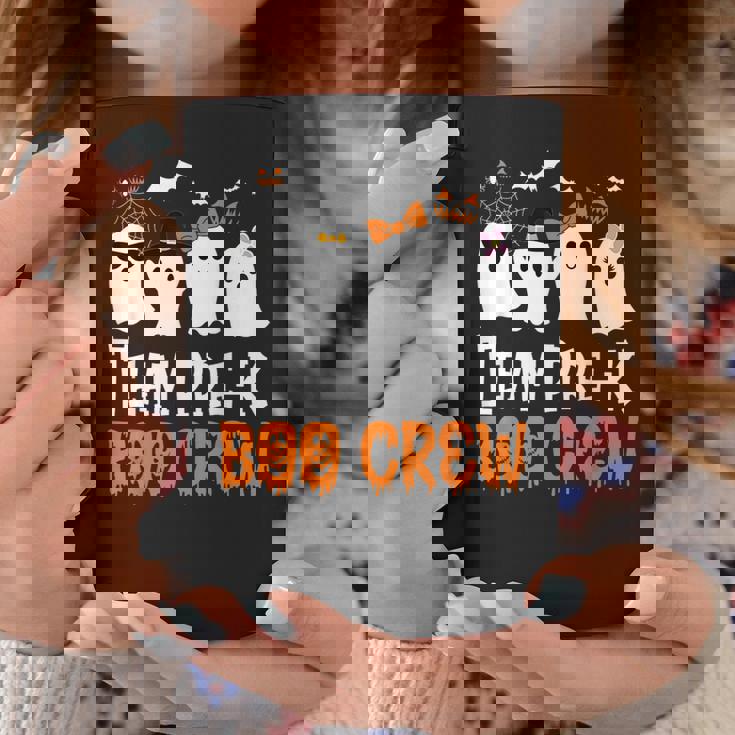 Cute Ghost Team Pre K Boo Crew Halloween Teacher Student Coffee Mug ...