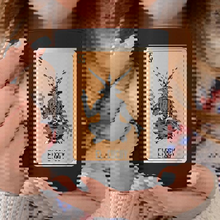 El Cucuy Mexican Slang Chicano Bingo Cards Coffee Mug - Monsterry