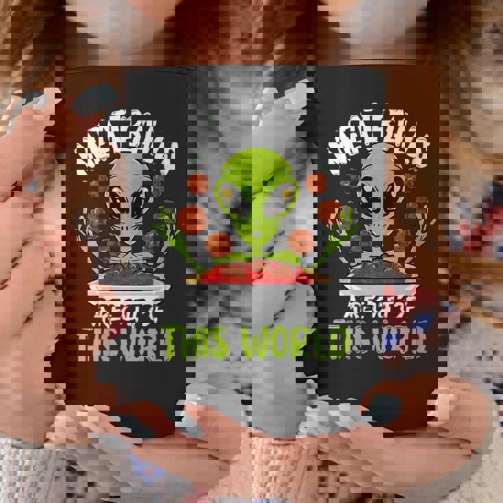 Funny Meatball Meme - Italian Food Alien Lover Kids Ns Coffee Mug | Mazezy