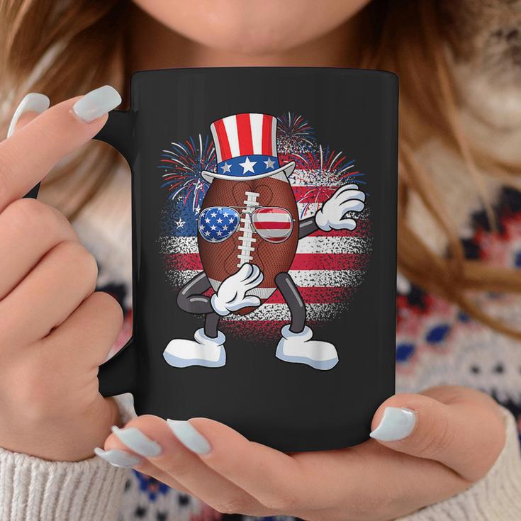 Funny Uncle Sam Football Ball Dabbing Indepedence Day Boys Coffee Mug ...