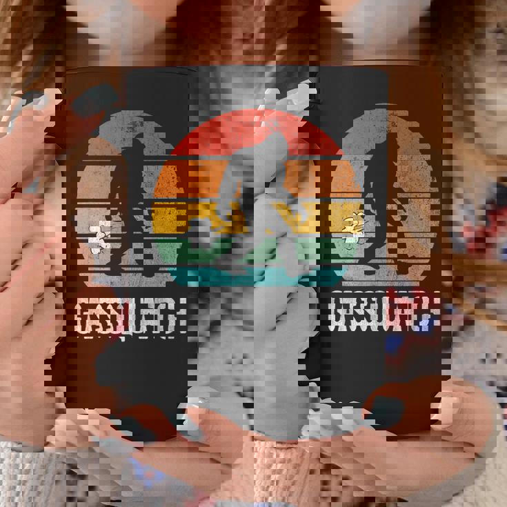 Gassquatch Farting Bigfoot Sasquatch Fart Joke Pun Coffee Mug | Mazezy