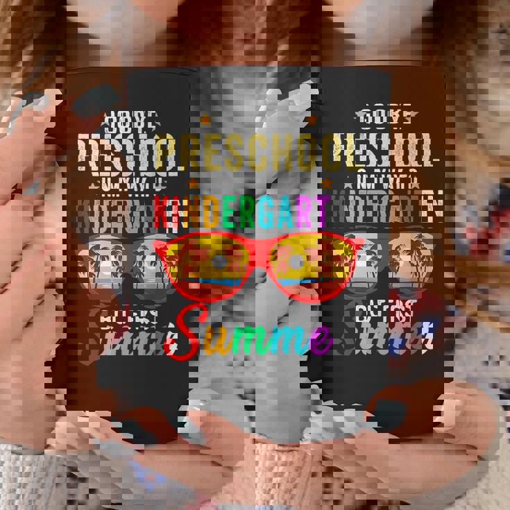 Goodbye Preschool Graduation Hello Kindergarten Summer Kids Coffee Mug ...