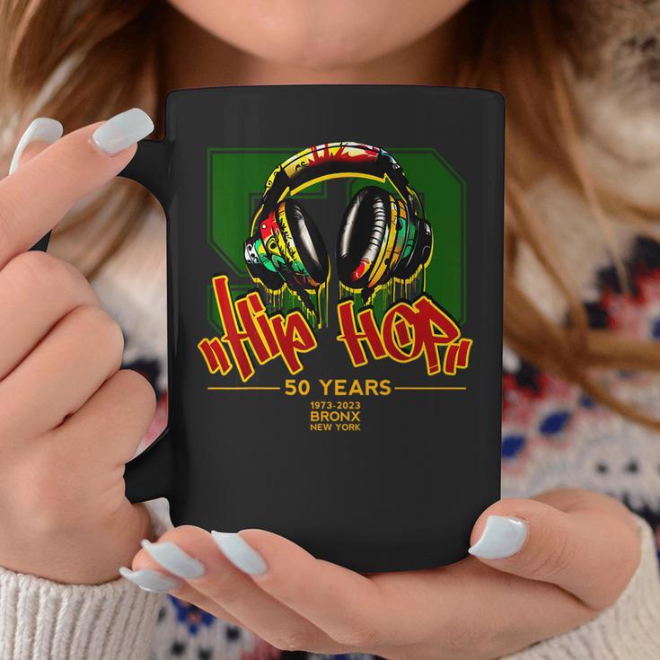 Hip Hop 50 Years 50Th Anniversary Graffiti 1973-2023 Rap Coffee Mug ...
