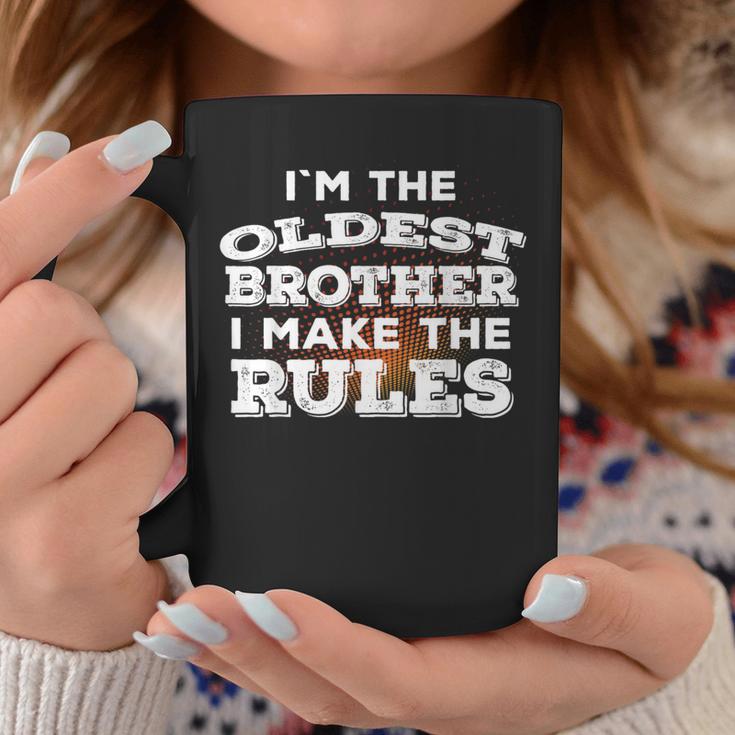 I'm The Oldest Brother Sibling Rivalry Quote Coffee Mug | Mazezy
