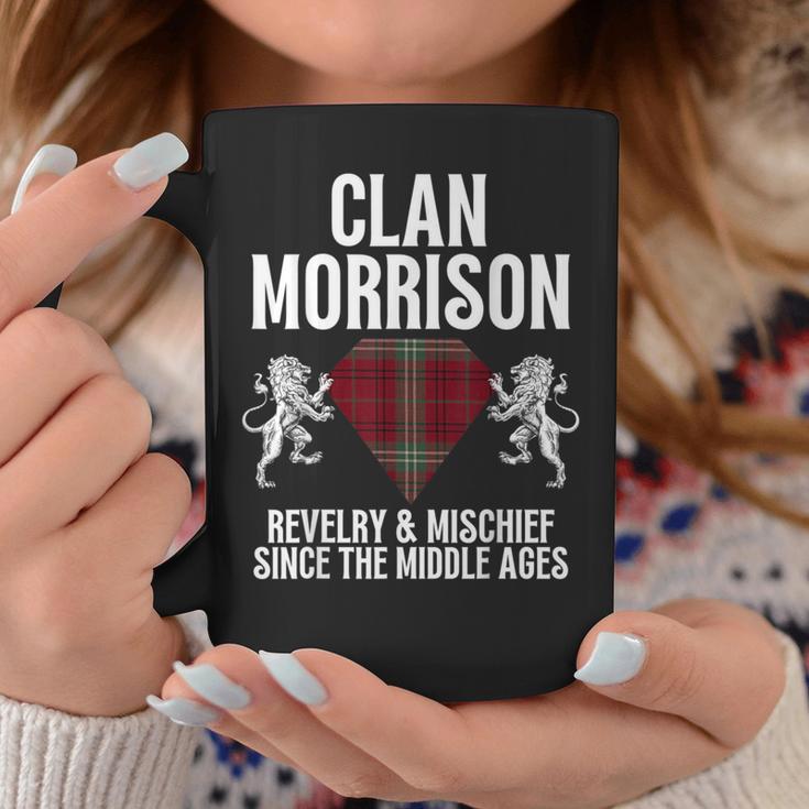 Morrison Clan Scottish Name Coat Of Arms Tartan Family Party Coffee Mug ...