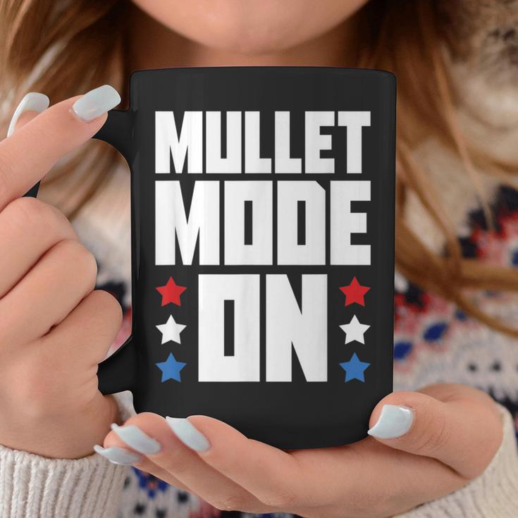 Mullet Mode On - Funny Redneck Mullet Pride Coffee Mug | Mazezy