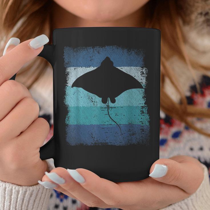 Ocean Animal Scuba Diving Stingray Retro Manta Ray Coffee Mug | Mazezy
