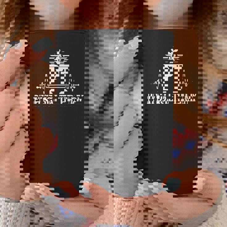 Physical Therapy Heartbeat Therapist Physiotherapy Dpt Coffee Mug | Mazezy