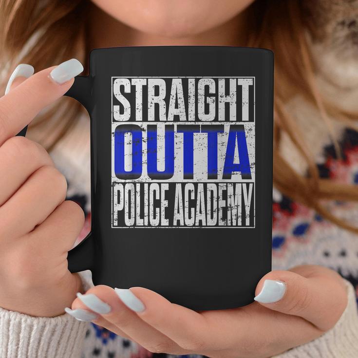 Police Officer Academy Graduation Straight Outta Coffee Mug | Mazezy
