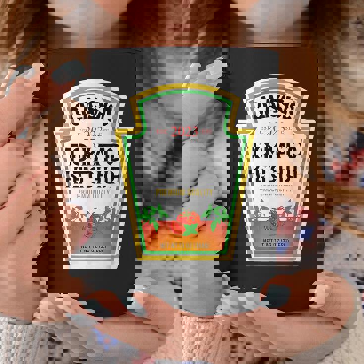 Red Ketchup Mustard Easy Diy Couples Costume Condiment Coffee Mug | Mazezy