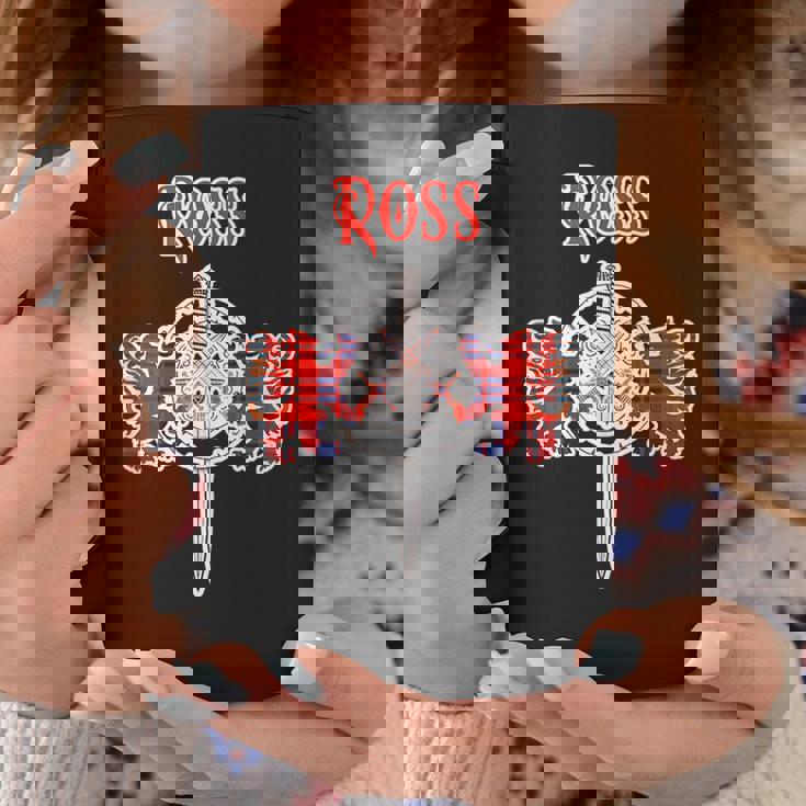 Ross Scottish Clan Family Name Tartan Lion Sword Gifts For Lion Lovers ...