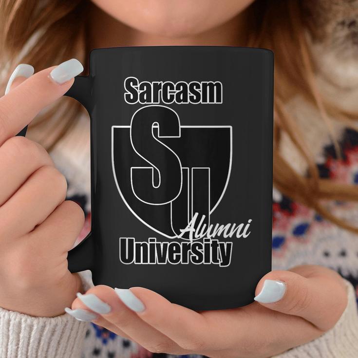 Sarcasm University Alumni Coffee Mug | Mazezy