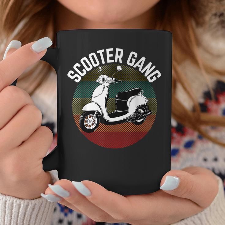 Scooter Gang Retro Vintage Moped Motorcycle Gear 2 Wheeler Coffee Mug ...