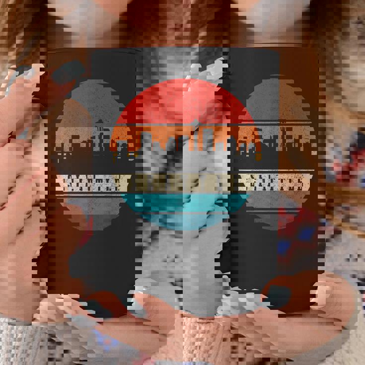 Seattle Washington Skyline Pride Vintage Seattle Coffee Mug | Mazezy