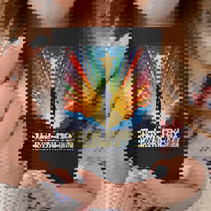 Solar Energy Installation Manager Female Hero Women Coffee Mug | Mazezy