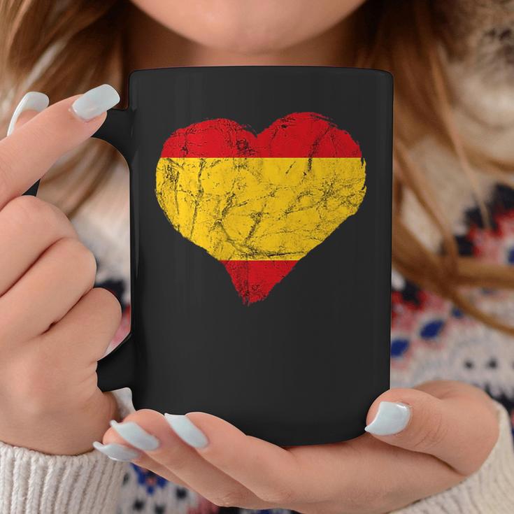 Spain Spanish Pride Espana Heart Spanish Flag Spanish Roots Coffee Mug ...