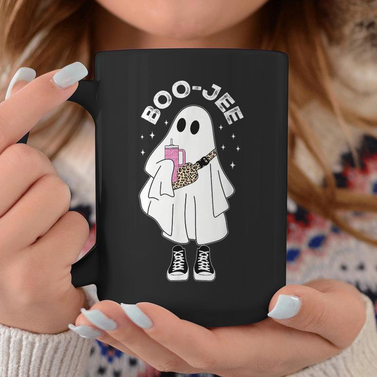 Spooky Season Cute Ghost Halloween Costume Boujee Boo-Jee Coffee Mug ...