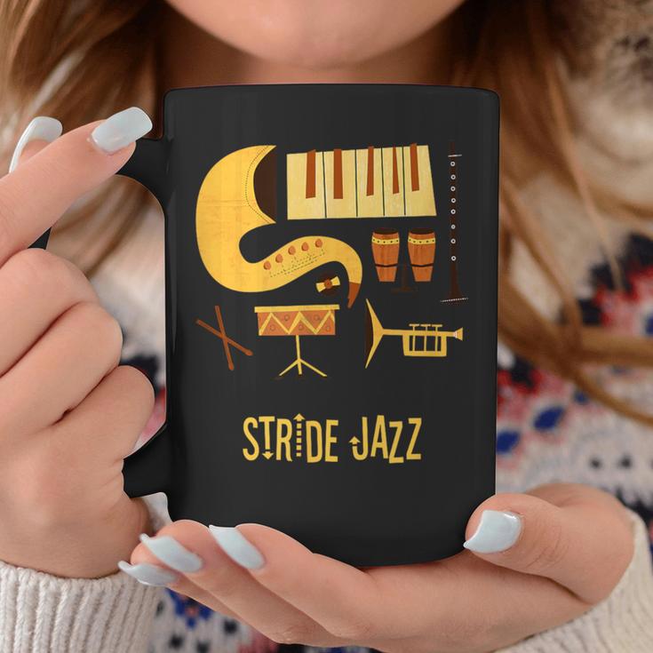 Stride Jazz Vintage Jazz Music Coffee Mug | Mazezy