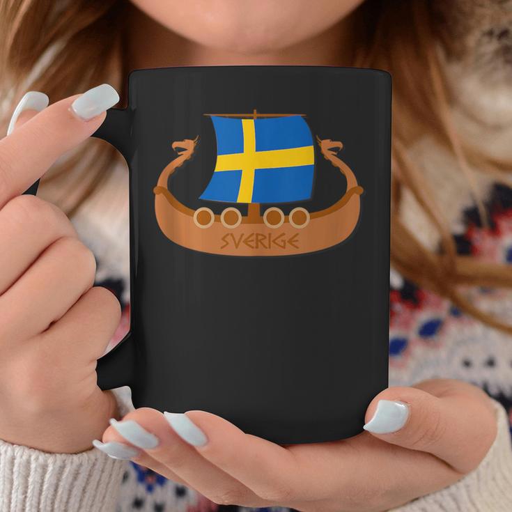 Sweden Flag Swedish Pride Sverige Viking History Nordic Gift Coffee Mug ...