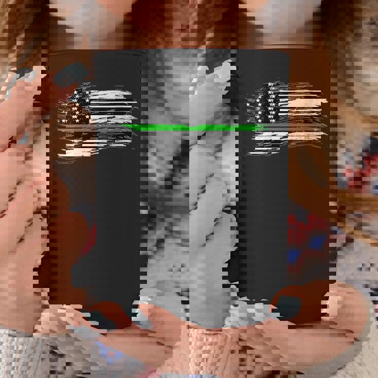 The Thin Green Line Federal Agents Game Wardens Pride Honor Coffee Mug | Mazezy