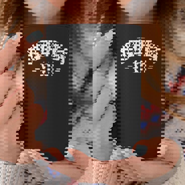 Vintage Retro Memphis City 901 Area Code Tennessee Coffee Mug | Mazezy UK