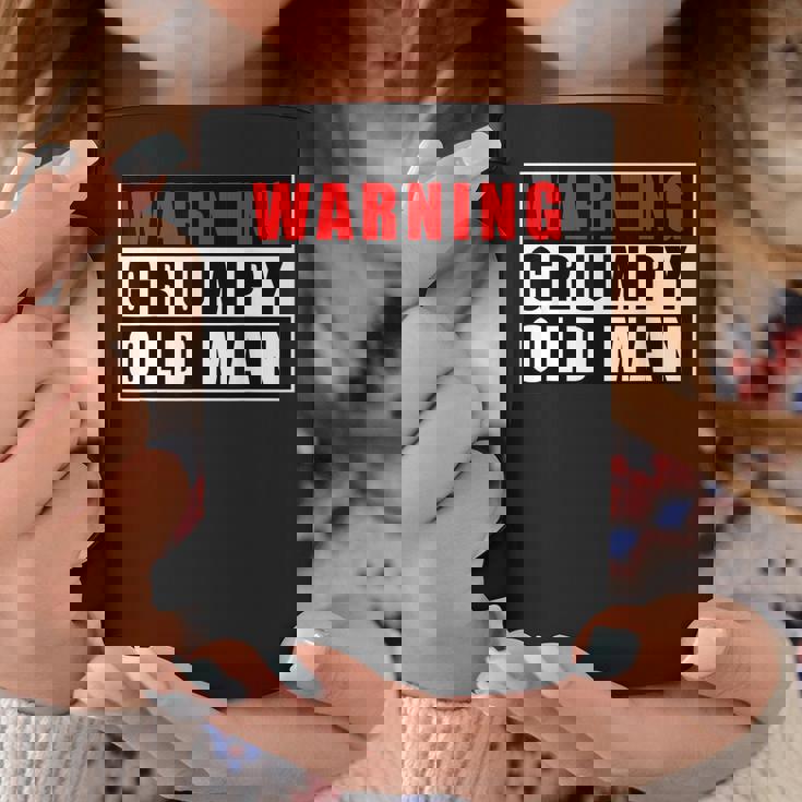 Warning Grumpy Old Man Funny Quotes Fathers Day Grandpa Coffee Mug | Mazezy