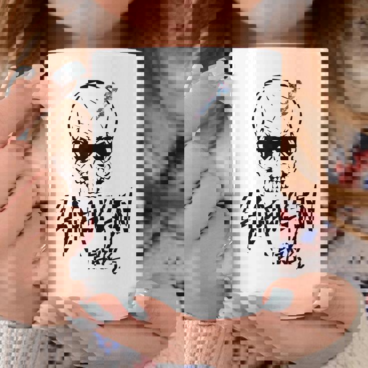 Screwston Texas Screwhead Skeleton Skull Coffee Mug | Mazezy