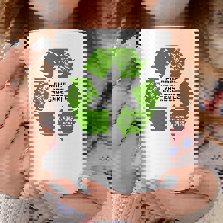 Trash Recycling Waste Coffee Mug - Monsterry