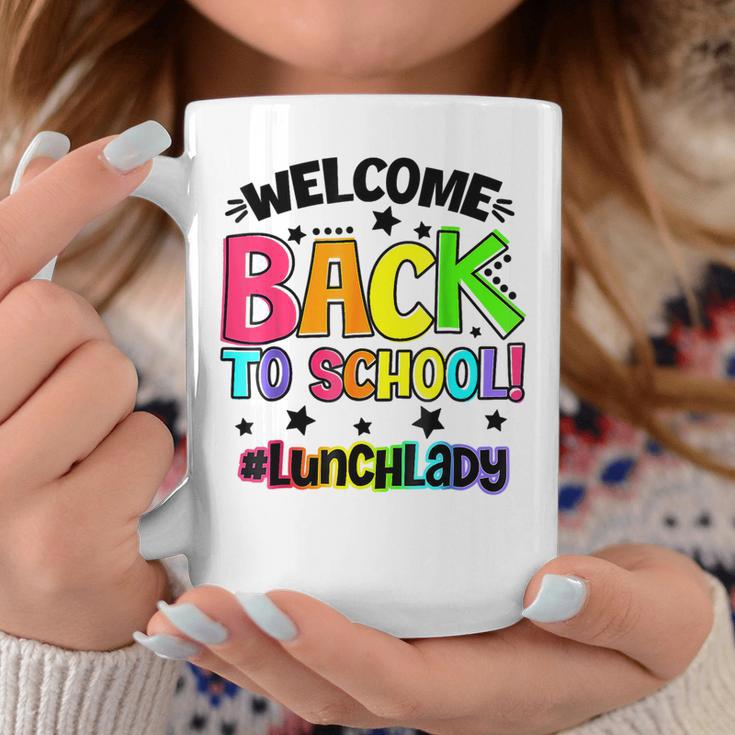 Welcome Back To School Lunch Lady Cafeteria Teacher Student Coffee Mug ...