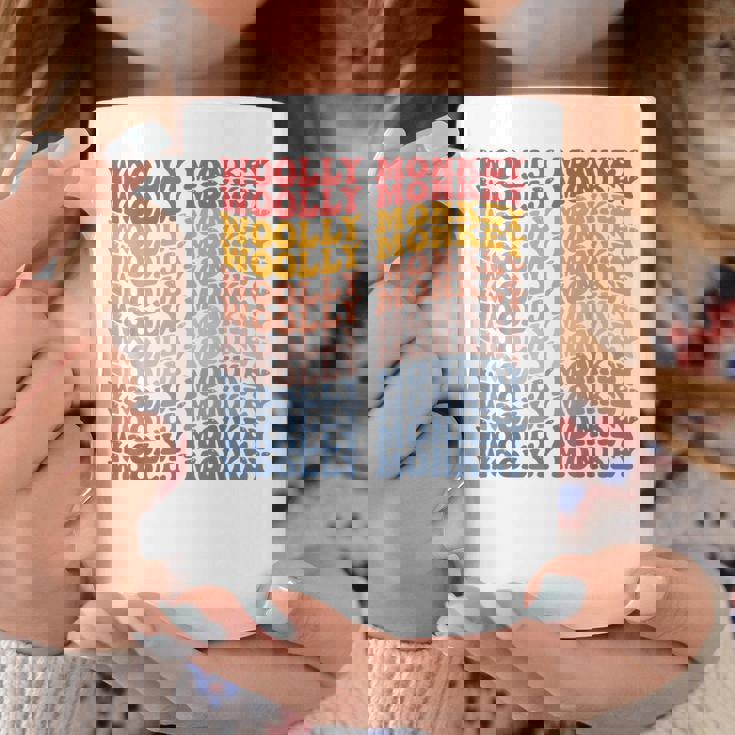 Woolly Monkey Groovy Retro Coffee Mug | Mazezy