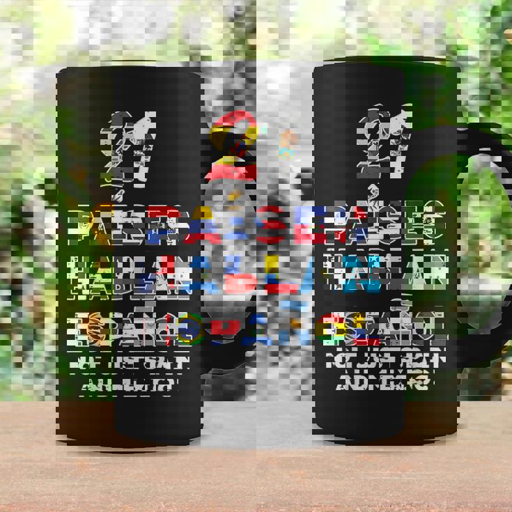21 Paises Hablan Espanol Hispanic Heritage Month Men Women Coffee Mug ...