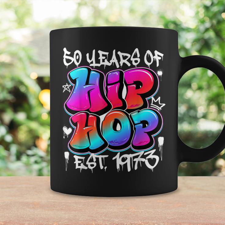 50 Years Old 50Th Anniversary Of Hip Hop Graffiti Hip Hop Coffee Mug ...