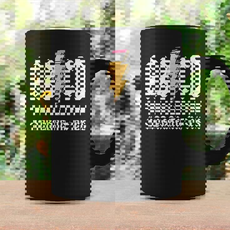 Abcd Kindergarten Rocks Pencil Lightning Back To School 2023 Coffee Mug ...