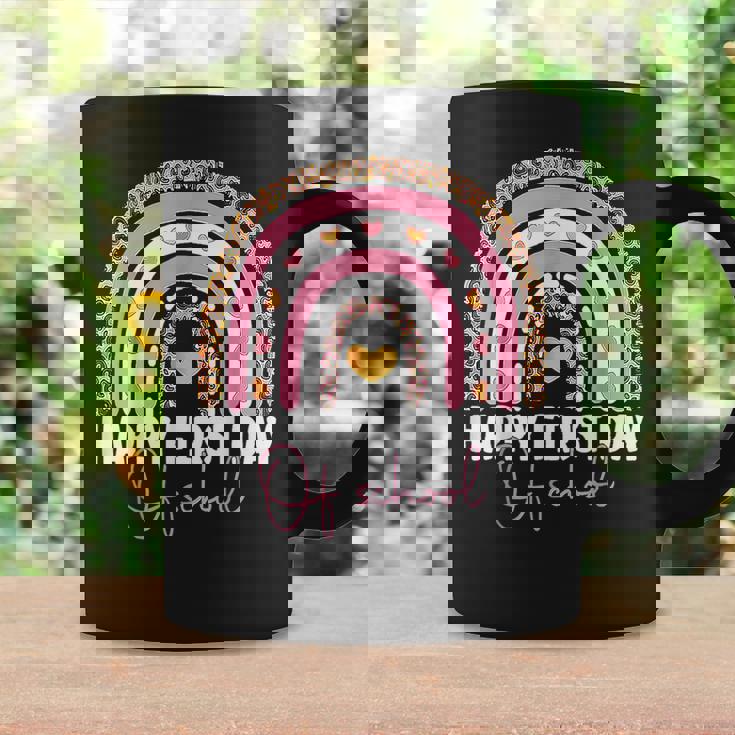 Back To School Funny Happy First Day Of School For Teachers Coffee Mug ...