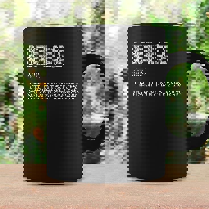 Bohica Definition Funny Phonetic Alphabet Military Humor Coffee Mug ...