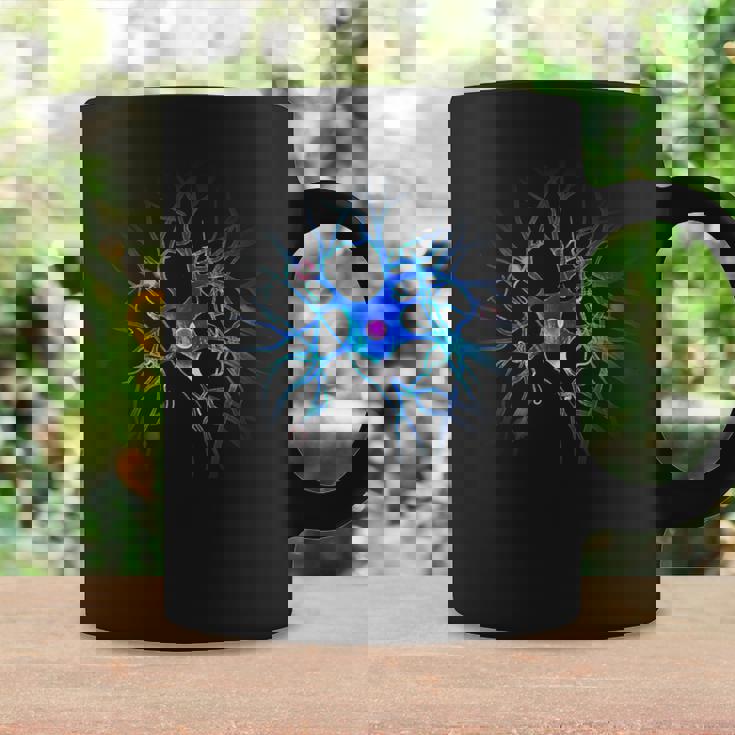 Brain Neuron Fancy Blue Nerve Neurology Neuroscience Coffee Mug | Mazezy