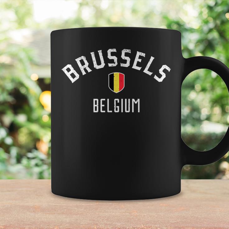 Brussels Belgium - Belgian Flag Brussels Coffee Mug | Mazezy UK