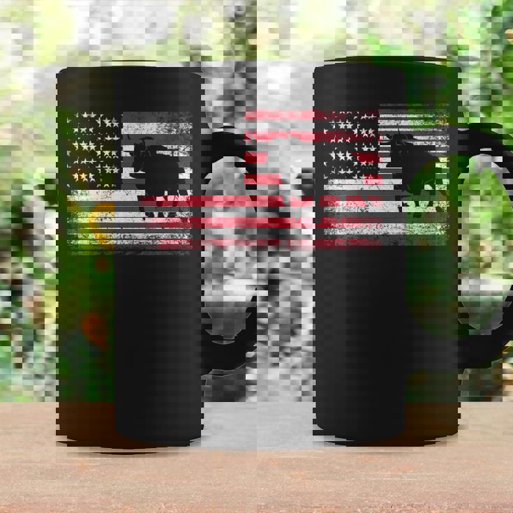 Bull Cow Rodeo Gift 4Th Of July American Flag Usa American Rodeo Funny ...